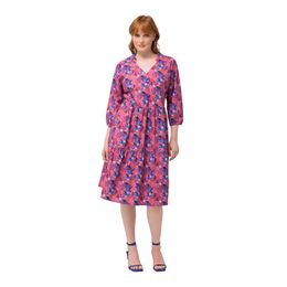 Ulla Popken Kleid in fuchsia pink | Gr.: 62/64