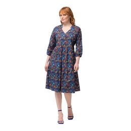 Ulla Popken Kleid in marine | Gr.: 46-48