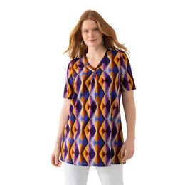 Ulla Popken Shirt in beere | Gr.: 50-52