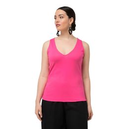 Ulla Popken Strick-Top in hibiskuspink | Gr.: 58-60