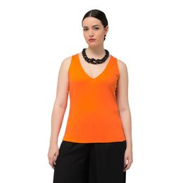 Ulla Popken Strick-Top in orange | Gr.: 58-60