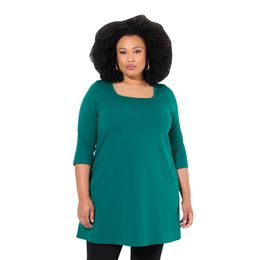 Ulla Popken Longshirt in smaragd gr&uuml;n | Gr.: 50-52