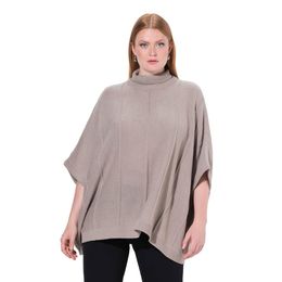Ulla Popken Pullover in blassbraun | Gr.: onesize