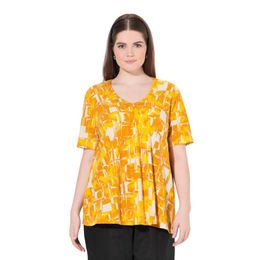 Ulla Popken Shirt in honiggelb | Gr.: 46-48