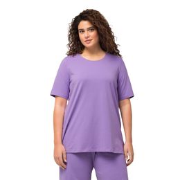 Ulla Popken Shirt in blauer flieder | Gr.: 58-60