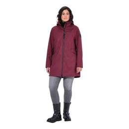 Ulla Popken Softshelljacke in dunkel kirschrot | Gr.: 46-48