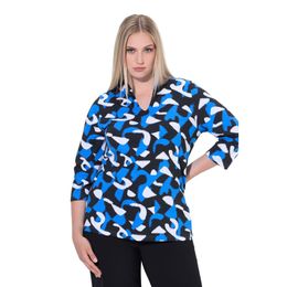 Ulla Popken Shirt in royalblau | Gr.: 46-48