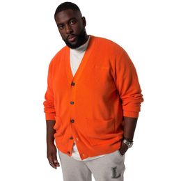 STHUGE Strickjacke in orange | Gr.: XL