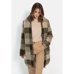 Camel Active Wollmantel mit Kapuze in Khaki | Gr.: 42