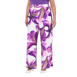 Ulla Popken Schlupfhose in violett | Gr.: 46-48