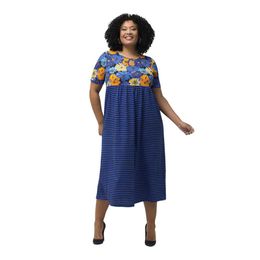 Ulla Popken Kleid in marine | Gr.: 62/64