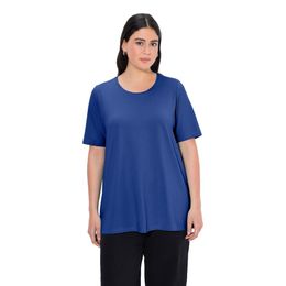 Ulla Popken Shirt in kobaltblau | Gr.: 62/64