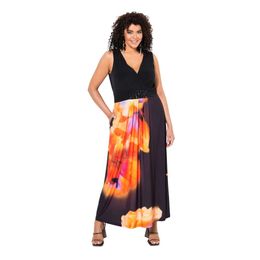 Ulla Popken Midikleid in schwarz | Gr.: 50-52