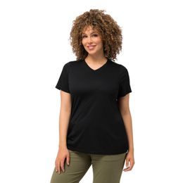 Ulla Popken Shirt in schwarz | Gr.: 46-48