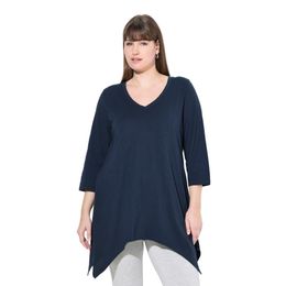 Ulla Popken Shirt in marine | Gr.: 50-52