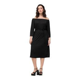 Ulla Popken Kleid in schwarz | Gr.: 62/64