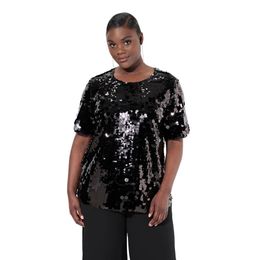 Ulla Popken Bluse in schwarz | Gr.: 42-44