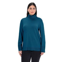 Ulla Popken Pullover in blaugr&uuml;n | Gr.: 50-52