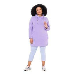 Ulla Popken Kleid in blauer flieder | Gr.: 46-48
