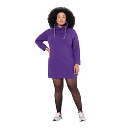 Ulla Popken Kleid in tiefes violett | Gr.: 46-48