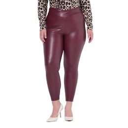 MIAMODA Leggings in dunkel weinrot | Gr.: 60