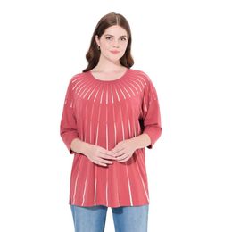 Ulla Popken Langarmshirt in himbeere | Gr.: 46-48