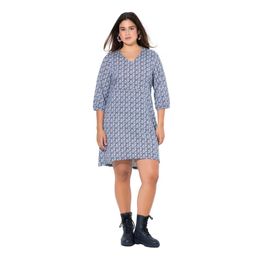 Ulla Popken Jerseykleid in tintenblau | Gr.: 50-52