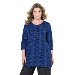 MIAMODA Longshirt in royalblau | Gr.: 42
