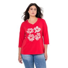 Ulla Popken Shirt in lychee | Gr.: 54-56