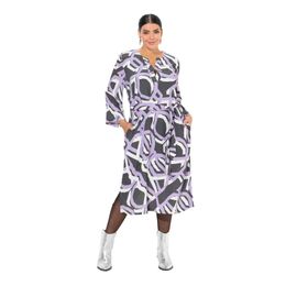 Ulla Popken Midikleid in asphalt | Gr.: 42-44