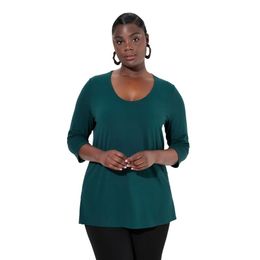 Ulla Popken Shirt in tief gr&uuml;n | Gr.: 46-48