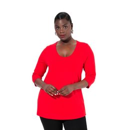 Ulla Popken Shirt in salsa | Gr.: 50-52
