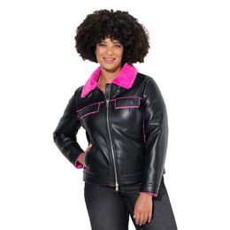 Angel of Style Lederjacke in schwarz | Gr.: 42