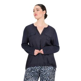 Ulla Popken Bluse in marine | Gr.: 50-52