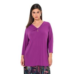Ulla Popken Shirt in brombeere | Gr.: 50-52