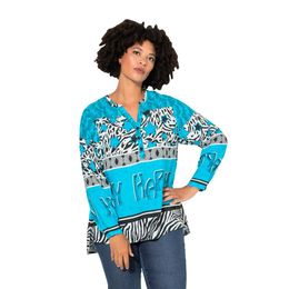Angel of Style Bluse in mineralblau | Gr.: 42