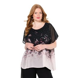 Ulla Popken Bluse in schwarz | Gr.: 46-48