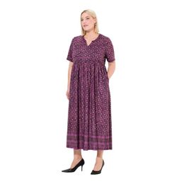 Ulla Popken Kleid in pflaume | Gr.: 66-68