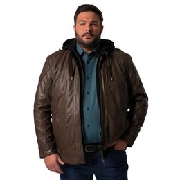 Men Plus Lederjacke in haselnuss | Gr.: L