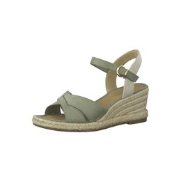 Tamaris Sandale '28367' Damen Gr&ouml;&szlig;e 36 hellbeige / pastellgr&uuml;n