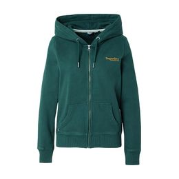 Superdry & Co Zip-Up Hoodie 'Essential' female Green size 16