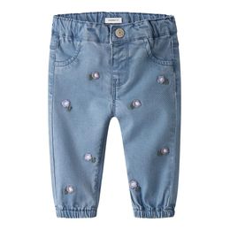 name it Jeans 'NBFRose' Gr&ouml;&szlig;e 68 blau / lila / wollwei&szlig;