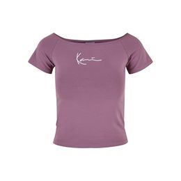 Karl Kani Shirt Damen Gr&ouml;&szlig;e M lila / wei&szlig;