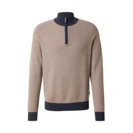 Bugatti Pullover Herren Gr&ouml;&szlig;e L marine / orange / wei&szlig;