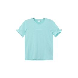 s.Oliver Shirt M&auml;dchen Gr&ouml;&szlig;e 152/158 himmelblau / wei&szlig;