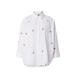 Only Blouse 'ONLNew Lina' female size XXXL Olive / Dark red / White