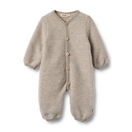 Wheat Overall 'Levi' M&auml;dchen Gr&ouml;&szlig;e 68 dunkelbeige