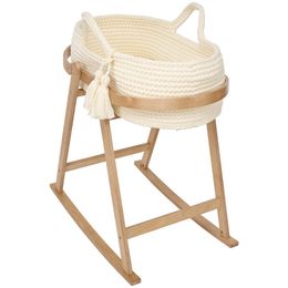 Jimmylee Moseskorb, Natur, Beige, Kunststoff, Textil, Holzwerkstoff, H&ouml;he ca. 3 cm, 51x93x81 cm, Babym&ouml;bel, Babybetten, Stubenwagen & Babywiegen