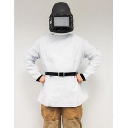 EKASTU C4-PLUS Leder-Strahlerschutzhelm mit &Auml;rmeln