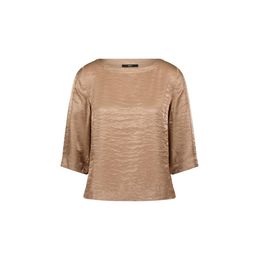 Zero Bluse mit Knittereffekt Damen Gr&ouml;&szlig;e S beige